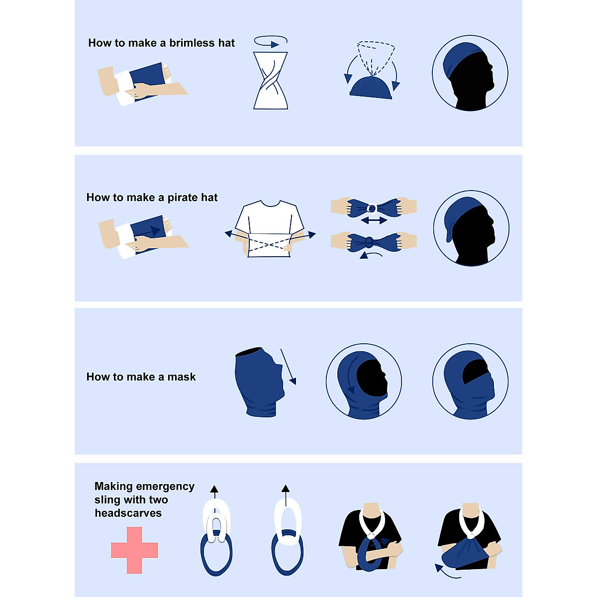 12 Pieces Balaclava Face Mask Headbands Colorful Headwear Scarf UV Protection Neck Gaiter with Reflective Tape for Women Men Outdoor Sports