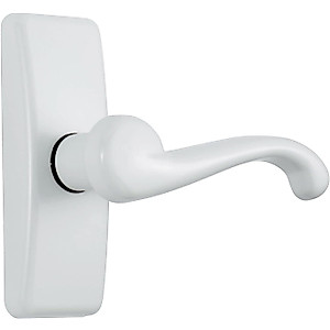 Ideal Security GL Lever Handle Set for Storm Doors and Screen Doors, Storm Door Handle Replacement, Screen Door Handle, White
