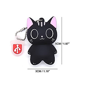 SUNJIANG Cute USB Flash Drive Cat Pen Drive Cartoon Pendrive Memory Stick Cute USB Stick Date Storage Thumb Drive for Kids USB 2.0 (32GB, Cat)