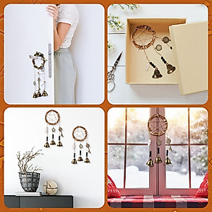 Charniol Witch Bells DIY Kit for Door Knob for Protection Witch Bell Witchy Decor Hanging Witchcraft Decorations Witches Wind Chimes