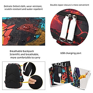 Basketball Superstar Wonder Boy Laptop Backpack Youth Travel Bag Students Waterproof Schoolbag (B)