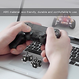Replacement Analog Stick Joystick, 5 Pcs Analog 3D Joystick Thumbstick Wireless Controller Rocker Compatible with PS4 Controller