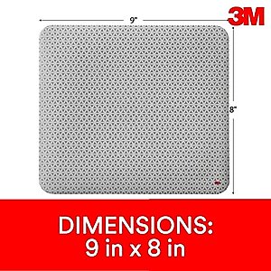 3M Precise Mouse Pad Enhances the Precision of Optical Mice at Fast Speed, 9 in x 8 in (MP114-BSD1)