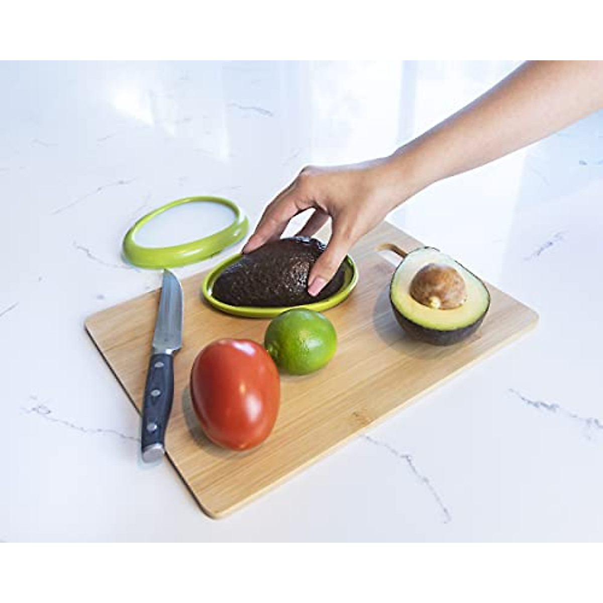 MSC International Joie Fresh Stretch Pod for Avocados, LFGB Approved, One Size, Green