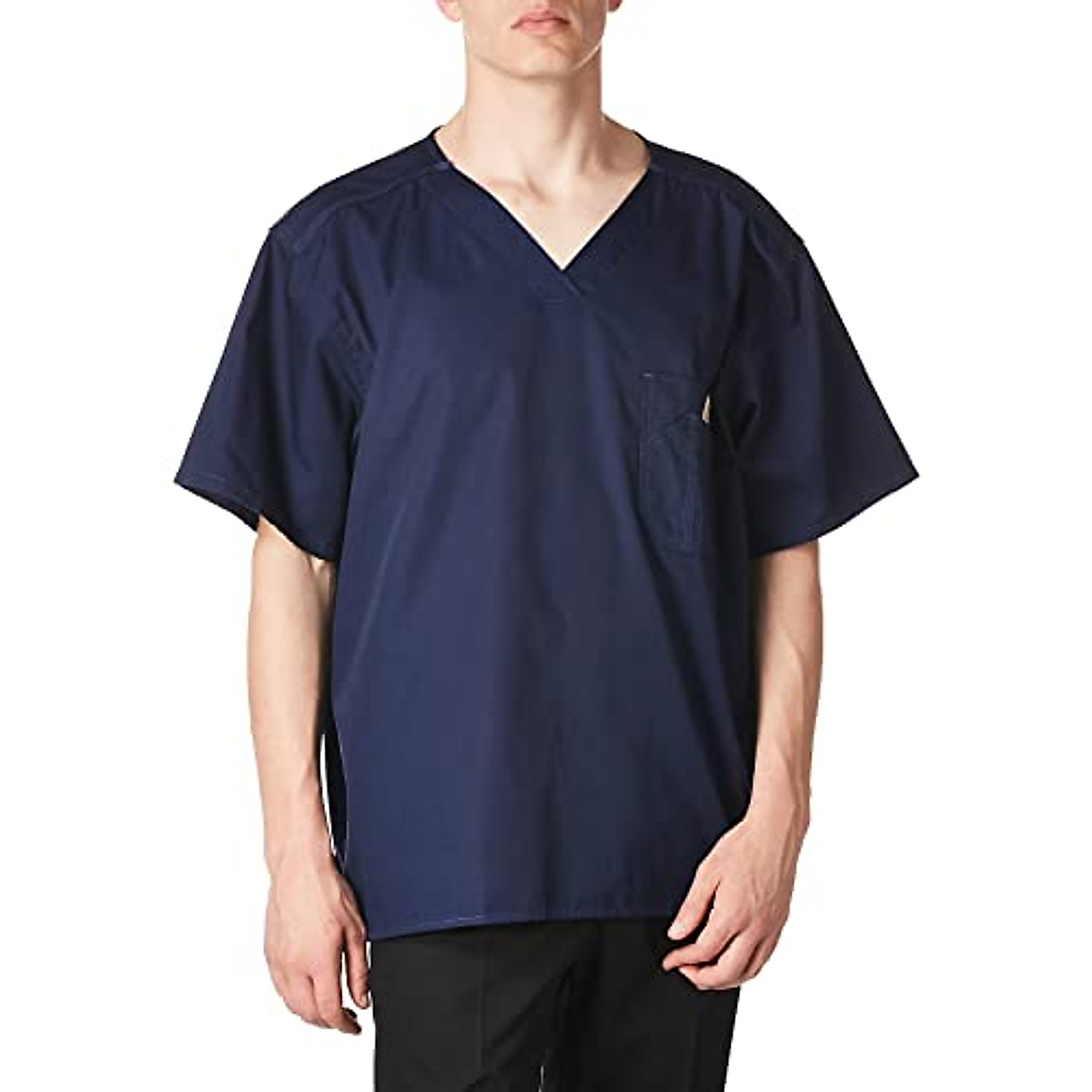 Carhartt Ripstop: Men’s Chest Pocket V-Neck Top — Navy, XL