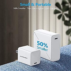 USB C Wall Charger, 30W iPhone 12 13 14 Charger Block with Foldable Plug, iPhone Fast Charger Type C Charging for iPhone 13 Pro/13/ iPhone 12 Pro Max/12 Pro/12/11 Pro Max/11/Google Pixel and More