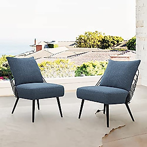 LUE BONA Indoor/Outdoor Handmade Relax Rocking Chair,Comfy Rocker Chair Solid Wood Modern Accent Rocking Glider Chair with Rush Weave for Living Room, Bedroom, Balcony, Patio.