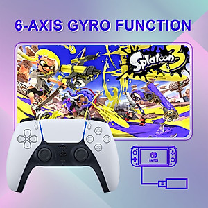 Wireless Controller Adapter for Xbox Series X|S Controller/Xbox One X|S Controller/Elite Series 2/PS5/PS4/Switch Controller Playing on PS4/Switch/Windows 11&10 PC