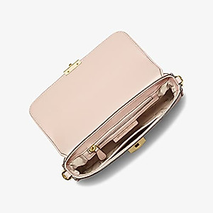 Michael Kors Soft Pink Bradshaw Studded Crossbody Shoulder Bag