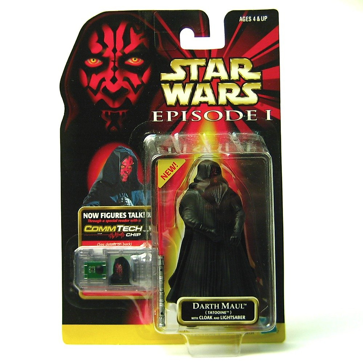 Star Wars Episode I: The Phantom Menace, Darth Maul (Tatooine) Action Figure, 3.75 Inches