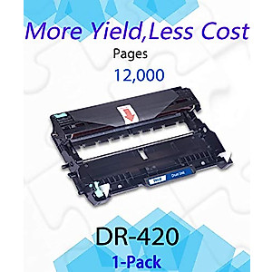Compatible DR-420 DR420 Drum Unit TN450 TN420 Used for Brother HL-2130 HL-2240D HL-2270DW MFC-7360N MFC-7460DN MFC-7860DW DCP-7055 DCP-7065DN Printer, by EasyPrint