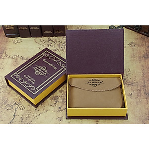 Admetus Wallet for Men Leather Zipper Bifold Wallet RFID Blocking Credit Card Holder with Gift Box Brown