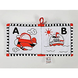 Genius Baby Toys | Brilliant Beginnings Infant Toys Gift Set and Bundle, 6 ct Includes Teether, Rattle, Jingle Ball, Rattle Booties, Cloth Book and Flashcards