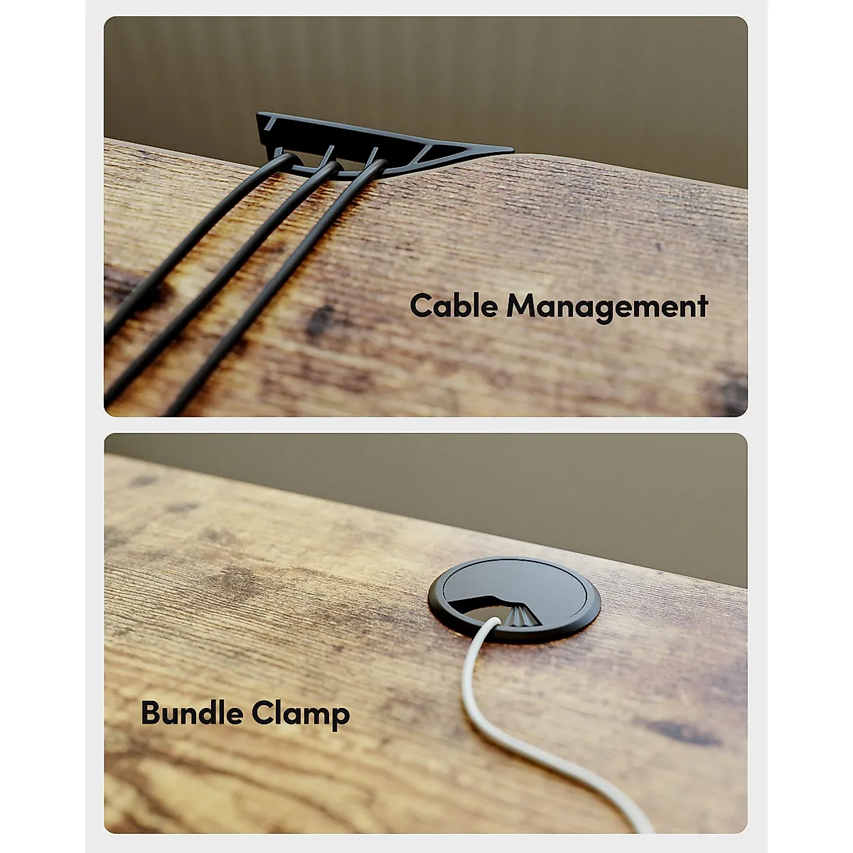 FAMISKY Electric Standing Desk, 55 x 24 Inches Height Adjustable Desk, Ergonomic Home Office Computer Workstation with Splice Board, Rustic Brown