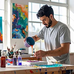 (Full Case of 100 each - Pint (16oz) Paint Mixing Cups) by Custom Shop - Cups have calibrated mixing ratios on side of cup Box of 100 Cups Epoxy Resin Epoxy Resin