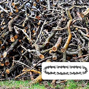 Mini Chainsaw Chain Replacement Portable for Cordless Electric Chainsaw Blade 24 V Chainsaw Pruning Shears for Wood Branch Cutting (4 Pieces,4 Inches)