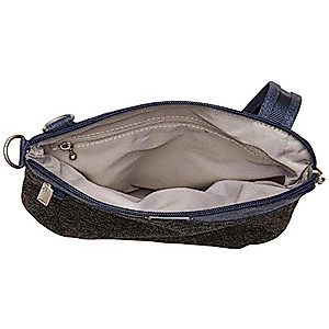 Baggallini Anti Theft Slim Crossbody Steel Blue Antitheft One Size