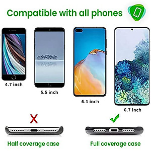 CoGear - Universal Phone Lanyard Patch, Nylon Patch Phone Lanyard, Crossbody Nylon Patch Phone Lanyards (Black, 1 Pcs)