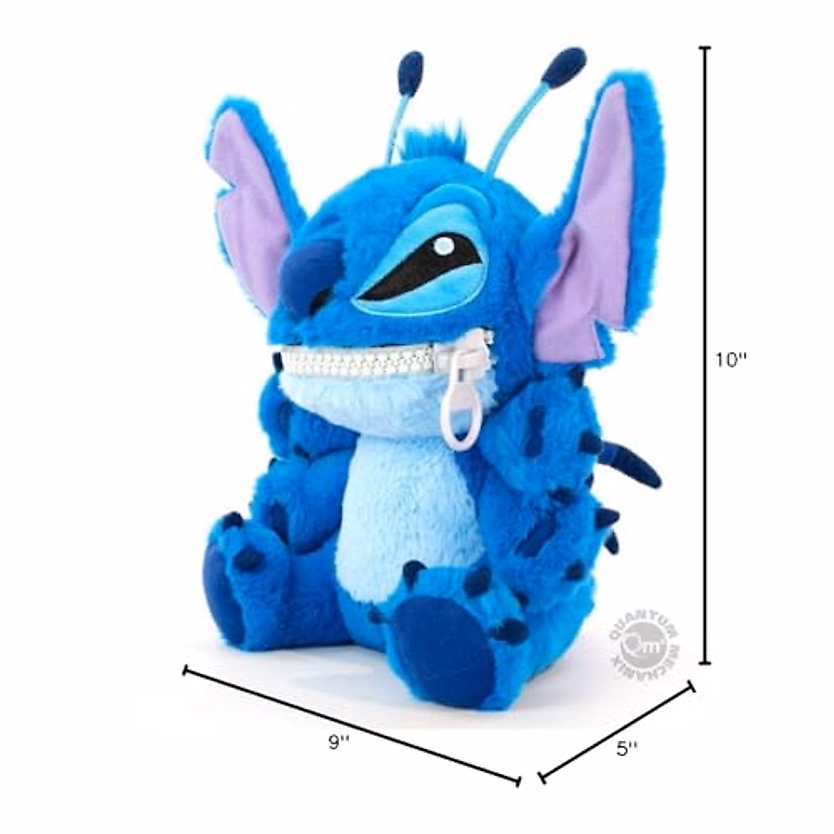 Quantum Mechanix - Disney Stitch Zipper Mouth Plush