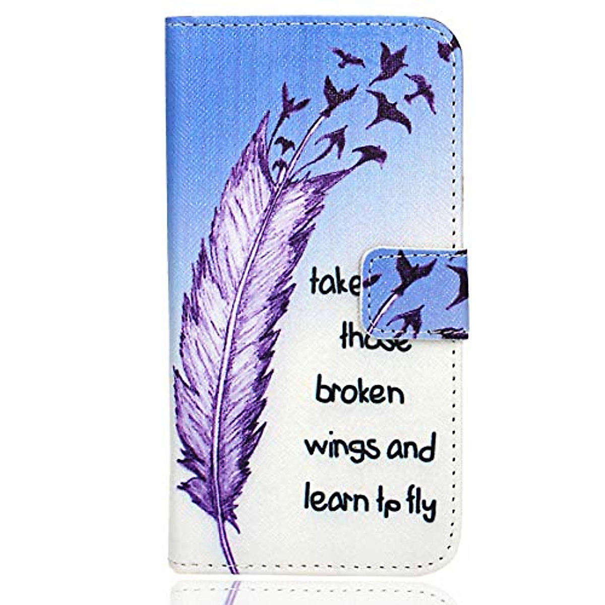 WenTian Realme 7 Pro Case, CaseExpert® Beautiful Pattern Leather Kickstand Flip Wallet Bag Case Cover for Realme 7 Pro