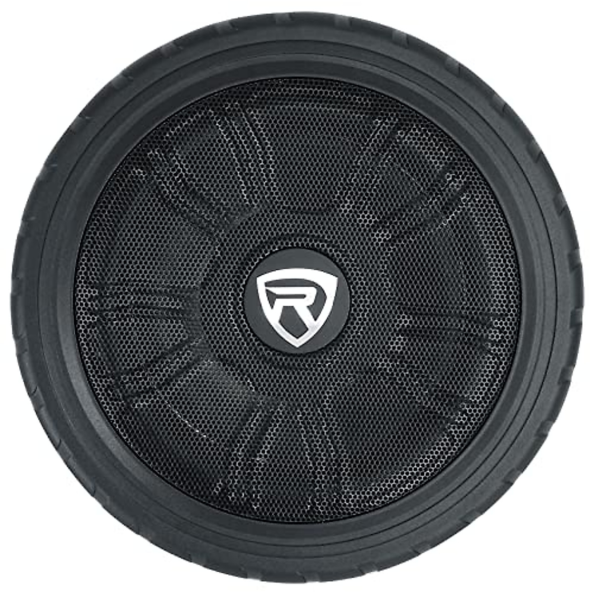 Rockville WHEEL OF BASS 8" Slim Under-Seat Powered Truck/Car Audio Subwoofer Sub