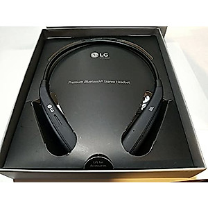 LG Tone Ultra Se Bluetooth Wireless Stereo Neckband Earbuds Tuned by JBL (HBS-835S) - Black