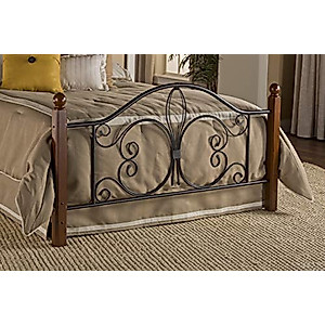Hillsdale Furniture Hillsdale Milwaukee Post Full bed set, Textured Black