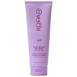 Kopari KP Body Bumps Be Gone Exfoliating Body Scrub with 10% AHA, to Smooth Skin, Reduce Bumps, Decongest Pores, Clarifying, Gently Exfoliate & Wash | 8.45 fl oz Tube