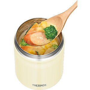 Thermos JBT-301 CRW Vacuum Insulated Soup Jar, 10.1 fl oz (300 ml), Cream White