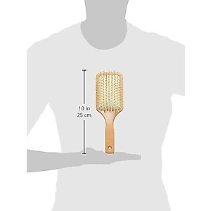 Mars Professional Mane and Tail Wood Pin Brush for Horses, Wooden Pins, Wooden Handle, Made in Germany