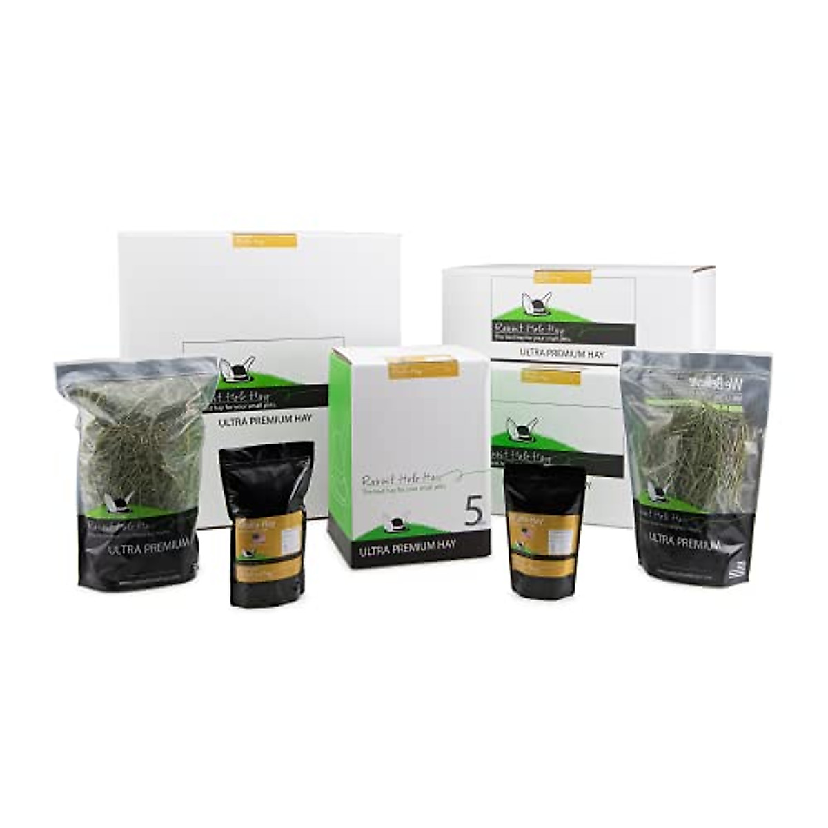 Rabbit Hole Hay Ultra Premium, Hand Packed Alfalfa for Your Small Pet Rabbit, Chinchilla, or Guinea Pig (4oz)