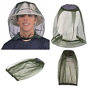 colorido Mosquito Net, Environmentally Friendly Reathable Mosquito Fly Insect Head Net Outdoor Fishing Face Protection Cover Mesh Net