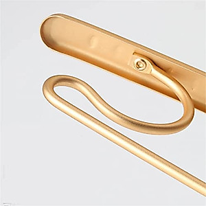 N/A 5-Pack Metal Hangers Aluminum Alloy Non-Slip Thickened Winter Coat Hangers Household Storage Hangers (Color : Gold, Size : 44.5 * 20.5cm)