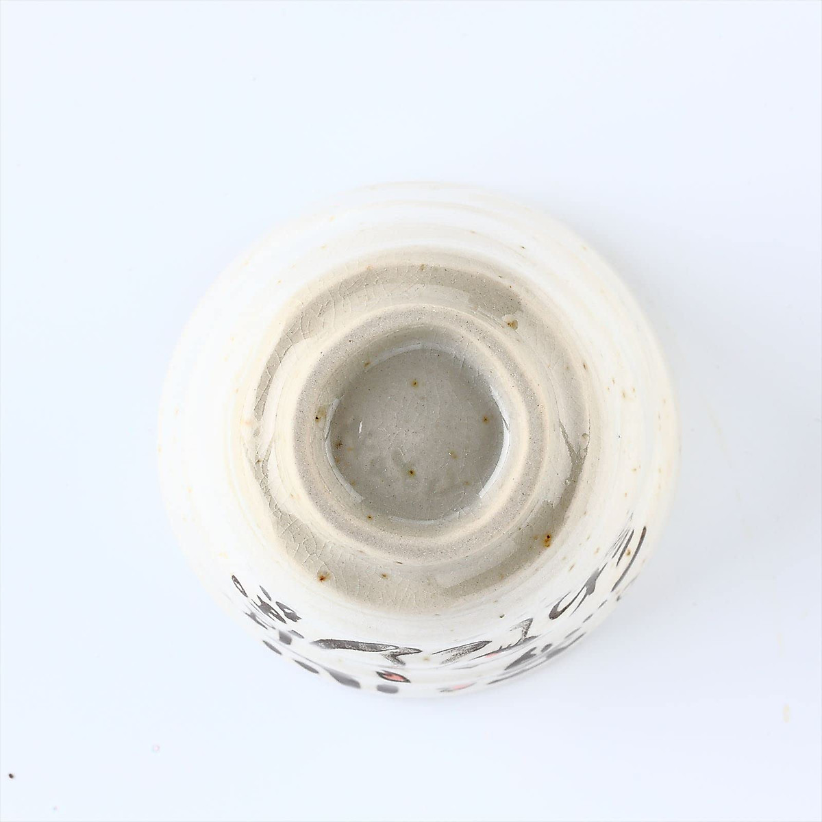 Authentic MIno Yaki(Ware) Handmade Japanese Tea Cups Yunomi Teacup Mug, Japanese Poem Cat Design Gray, 6.4 fl.oz Set of 2, Ceramic, Tea Party Set, Japanese Gifts, Green Tea, Matcha Tea