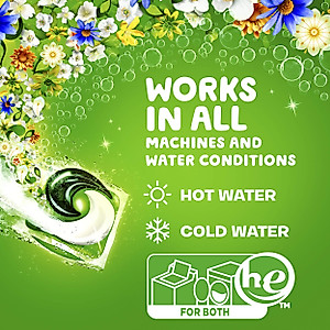 Gain Ultra Flings Liquid Laundry Detergent Pacs Designed for Large Loads, Original Scent, 41 Count