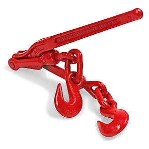 DC Cargo Heavy-Duty Chain Binder 3/8" - 1/2" (Pack of 2), Load Binders with 9,200 lbs Working Load Limit - Chain Binders for Secure and Safe Transport