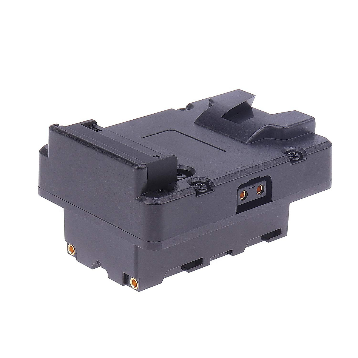 Fotga V-Lock Power Adapter Mount Plate V Mount Battery Plate + NP-F NP-F960 NP-F970 NP-F550 Dummy Battery,D-tap Output for Power Camera Monitor LED Light for Z Cam E2/F6/S6/F8 Video Camera Transmitter
