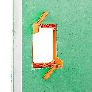 Cmple - Low Voltage Mounting Bracket 1 Gang Multipurpose Drywall Mounting Wall Plate Bracket – Single Gang