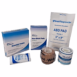 UniShield 4-Shelf Metal 1st Aid Cabinet Class B, Large Capacity First Aid Wall Mount Medicine Cabinet, Secure Metal Med Box with Easy Access, Exceeds OSHA/ANSI Z308.1 2015, Over 775-Pieces