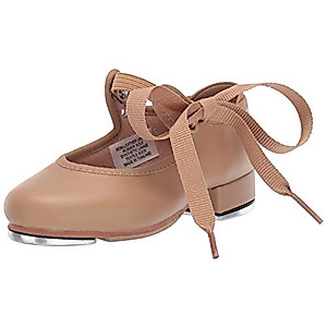Bloch Girls Annie Tyette Dance Shoe, Brown Tan, 5 Toddler