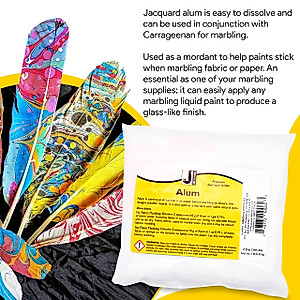 Jacquard Alum - Pretreat Fabrics and Paper Before Marbling - Use as Mordant