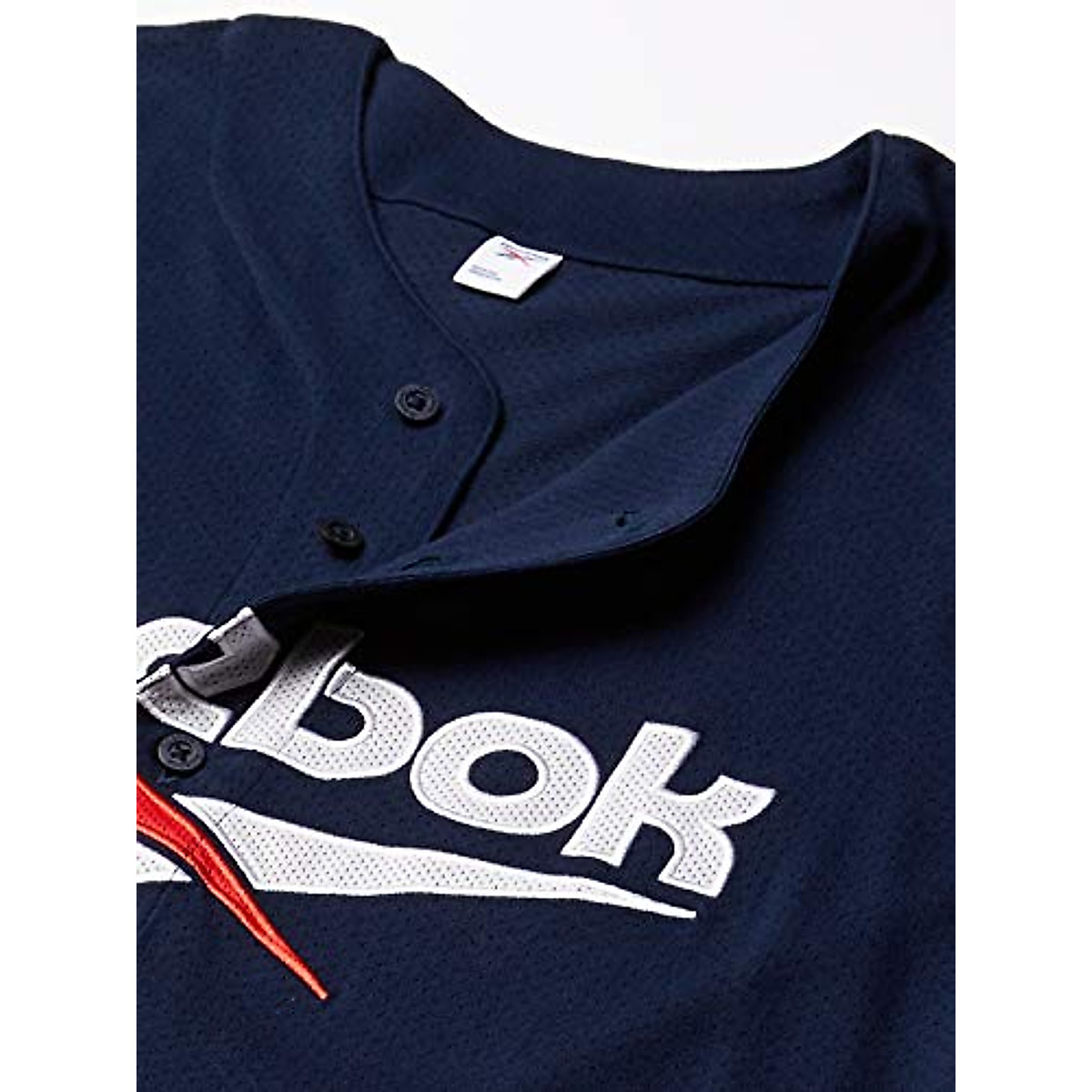 Reebok Classic Baseball Jersey Shirt, Collegiate Navy, L