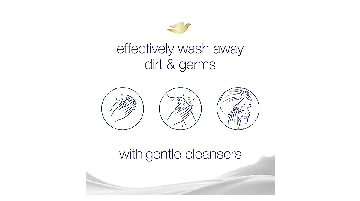 Dove Gentle Skin Cleanser - Moisturizing Bar for Soft, Nourished Skin