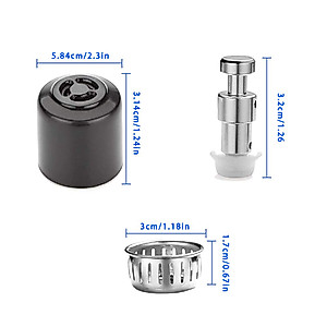 Steam Release Handle,Float Valve Replacement Parts with Anti-Block Shield For Instant Pot Ultra 3, 6, 8 QT (ULTRA)