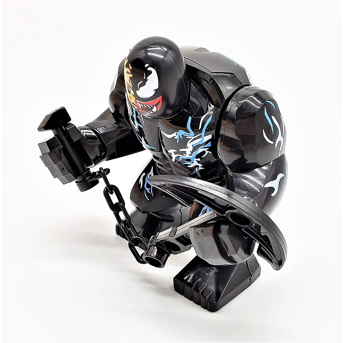 Prodigy Toys Venom Action Figure with Devastating Weapon (Featuring Eddie Brock's Transformation to Venom, with Interchangeable Heads)