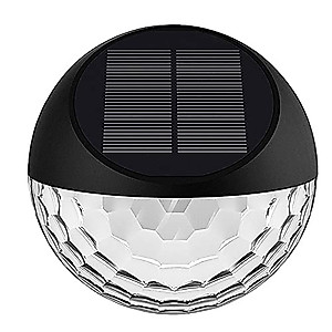 QQWJSH Solar Wall Light 4pcs LED Outdoor Waterproof Home Garden Wall Light Decoration Night Light Wall Washer Garden Light