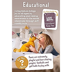 Living Nature Labradoddle Puppy Stuffed Animal | Fluffy Dog Animal | Soft Toy Gift for Kids | 6 inches