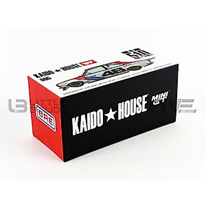 TSM Model Datsun 510 Pro Street Version 1 #46 BRE Red and White (Designed by Jun Imai) Kaido House 1/64 Diecast Model Car by True Scale Miniatures KHMG005