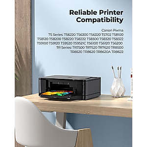 PGI-280XXL/CLI-281XXL Ink Cartridges Compatible Replacement for Canon 280 281 Ink Cartridges Use to Canon Pixma TS8120 TS9120 TS8220 TS8320 TS8300 TS8322 TS9100 6 Value Pack