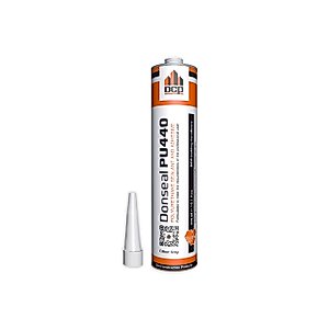 DCP Donseal PU440 Concrete Sealant - Paintable Concrete Expansion Joint Filler - Non-sag Polyurethane Caulk for Joints & Walls - Grey Concrete Sealer 10.1 fl. oz Cartridge